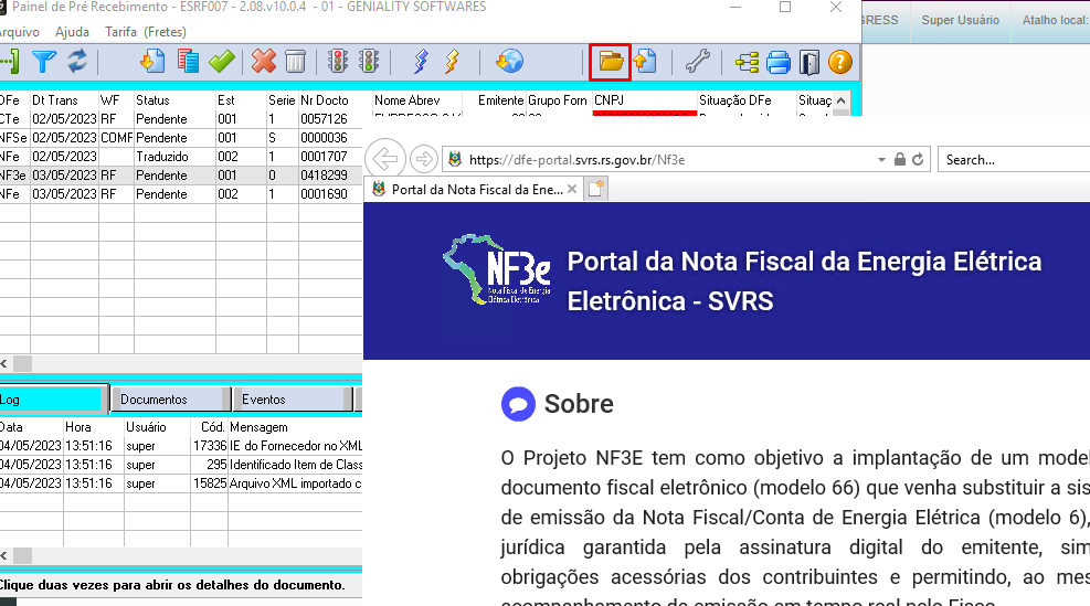 NF3e - Nota Fiscal de Energia Elétrica – Atendimento