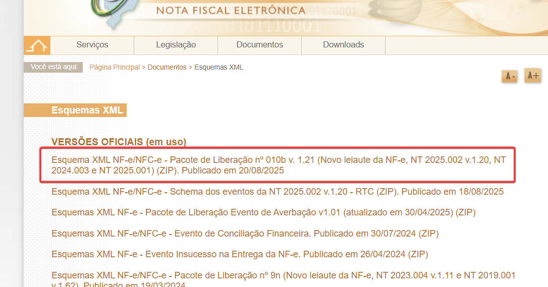 Nova data de entrega do pacote v12.0.0 (Recebimento Fácil) – Reforma ...